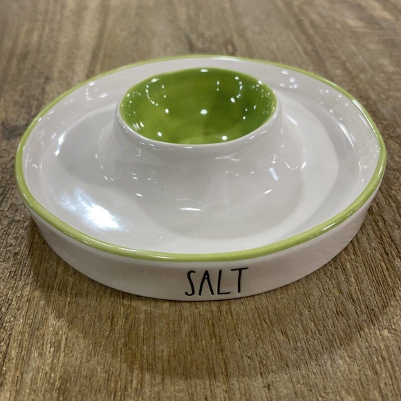 Rae Dunn | Dining | New Rae Dunn Margarita Salt Rimmer Dish Plate Green ...